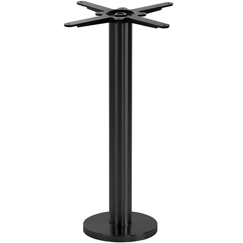 NEXT DAY Anchor Black Round Floor Fix Table Base - Dining Height ...