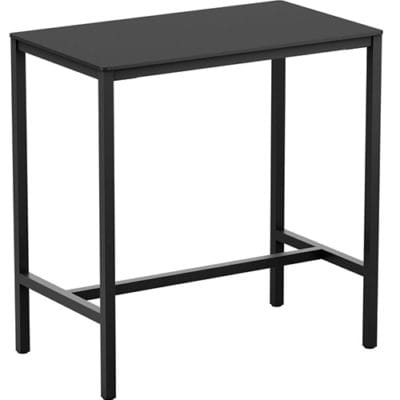 Extrema Black Outdoor Poseur Table - 4 Sizes - Nobis Restaurant Furniture