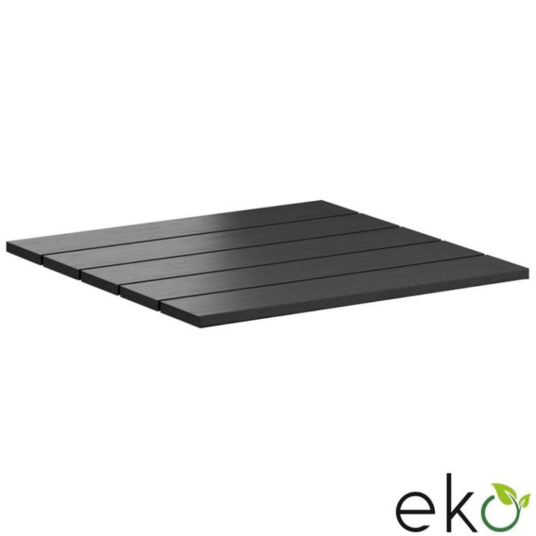 Ferrara Self leveling Outdoor Fliptop Aluminium Table base - Black ...