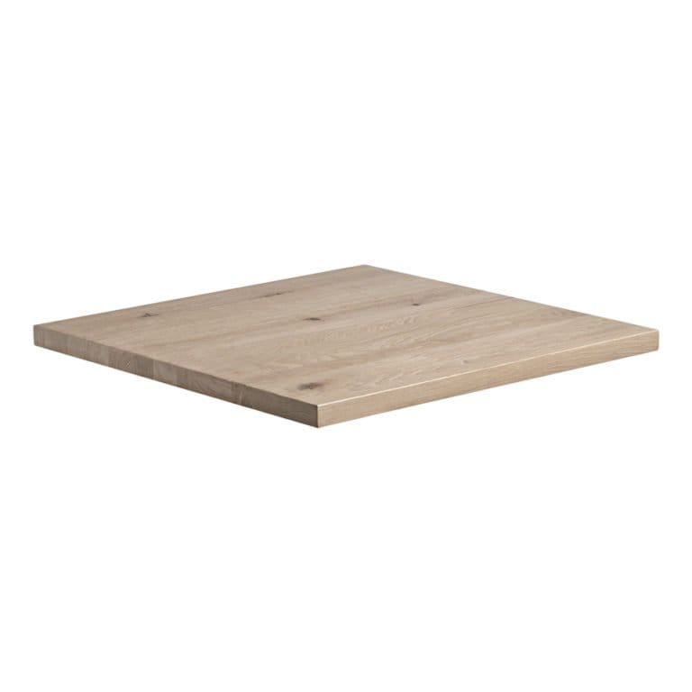 32mm Rustic Solid Oak Table Tops - Smoked - Nobis Restaurant Furniture