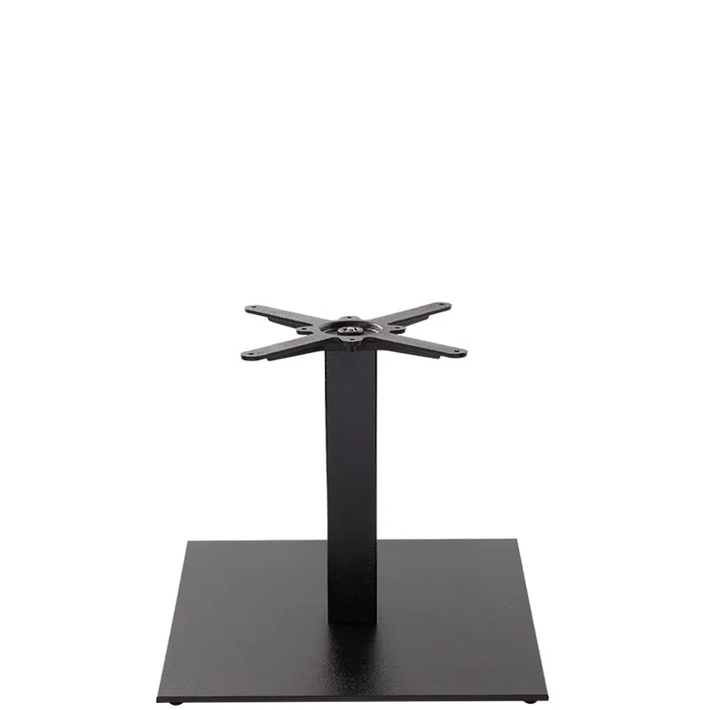 NEXT DAY Forza Large Square Black Cast Iron Table Base - Nobis ...