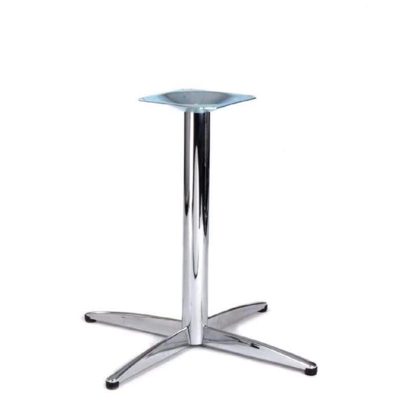 Lincoln Chrome Twin Dining Table Base - Nobis Restaurant Furniture