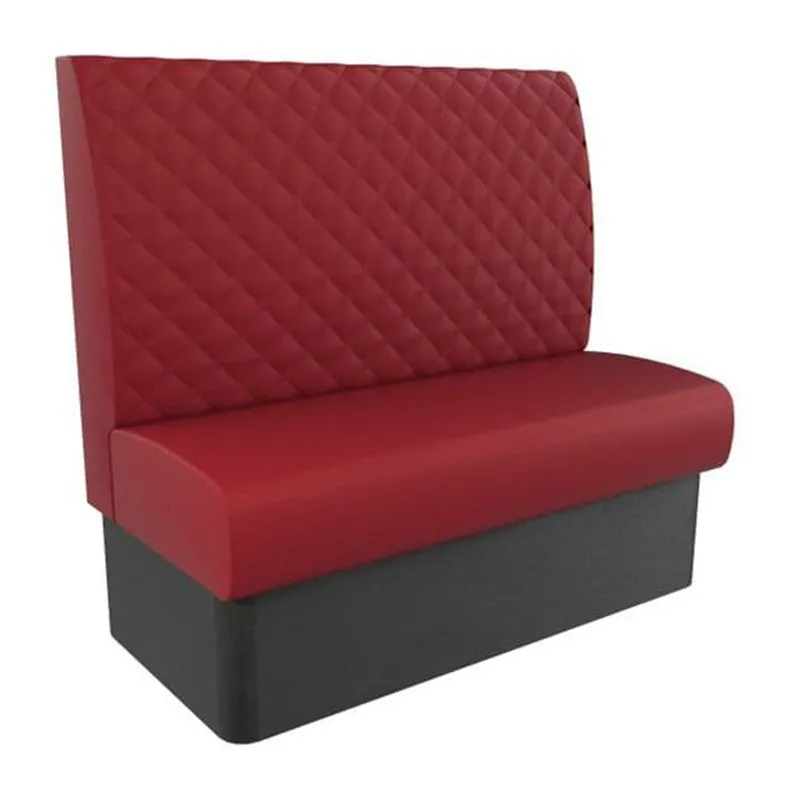 Tucson Quilted High Back - Straight Booth Set - 1200mm Wide - Nobis ...