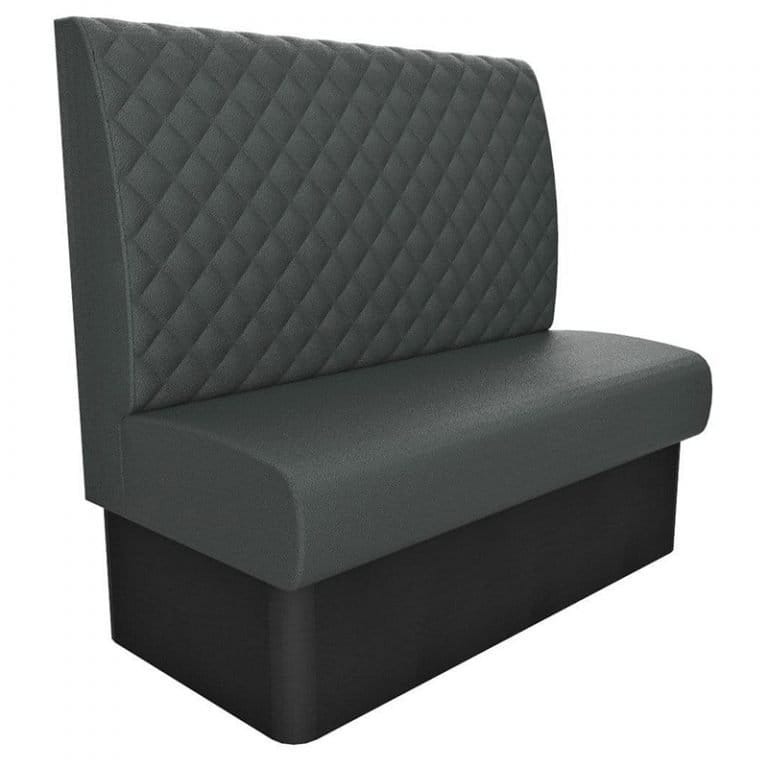 Tucson Quilted High Back - Straight Booth Seat - 1200mm Wide - Nobis ...
