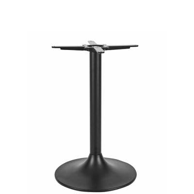 Black Small Trumpet Dining Table Base - Nobis Restaurant Furniture