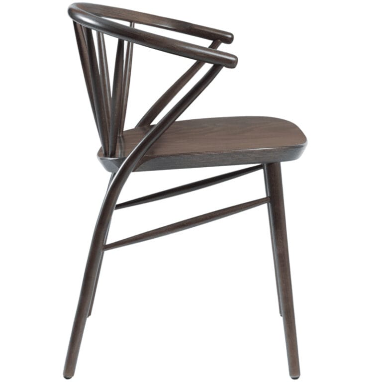 Astrid Scandi Style Spindle Back Arm Chair - Nobis Restaurant Furniture