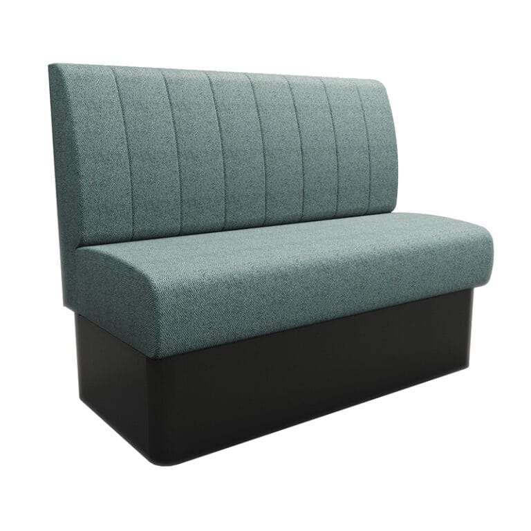 Tucson Fluted Standard Height Booth Seating - 1200mm Straight Booth ...