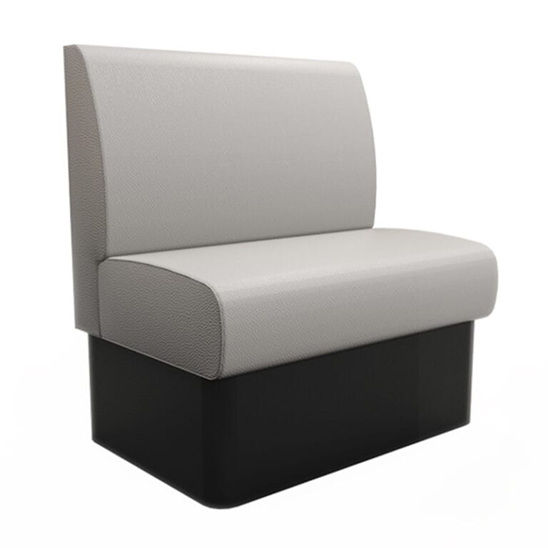 Tucson Fluted Standard Height - Straight Booth Seat - Custom Width ...