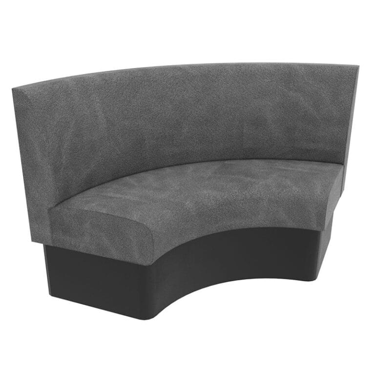 Tucson Plain Standard Height - Large Round Booth Set – 1 X 1/4 Section ...