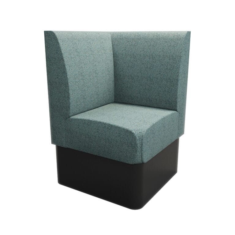 Tucson Plain Standard Height - Squared Corner Booth Seat - Nobis ...