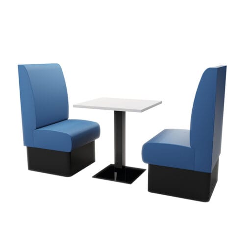 Tucson Plain High Back - Straight Booth Set - 600mm Width - Nobis ...